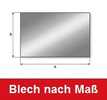 Bleche online und Bleche nach Maß